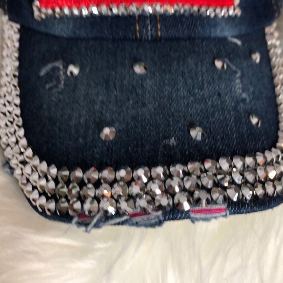 BIJORCA | Accessories | Denim American Flag Distressed Hat | Poshmark